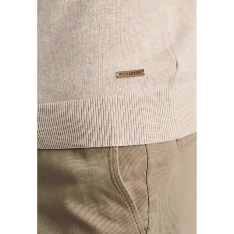 NAVY & GREEN ΠΛΕΚΤΟ ΒΑΜΒΑΚΕΡΟ ΖΙΒΑΓΚΟ - Raptopoulos Stores